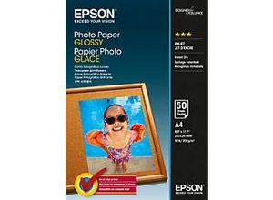 8715946529448 - Fotopapier Glossy S042539 A4 für Inkjet 200g weiß glänzend einseitig bedruckbar 8715946529448 50 Blatt