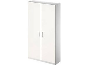 4051273726797 - Genius Akten- Garderobenschrank TETRIS SOLID B 1200 mm 5 OH abschließbar weiß weißalu