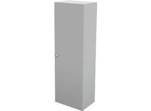 4251898806366 - Genius Flügeltürenschrank TETRIS WALL 5 Ordnerhöhen Türanschlag rechts B 600 x T 440 x H 1880 mm lichtgrau