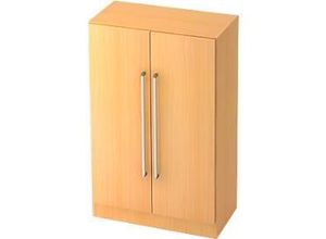 4032062122594 - Aktenschrank TARVIS mit Griff ohne Schloss 3 Ordnerhöhen B 800 x T 420 x H 1270 mm Buche-Dekor