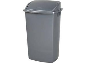 8690462009318 - Abfallbehälter Vepa Bins Volumen 50 l mit Deckel rechteckig L 315 x B 400 x H 680 mm Kunststoff grau