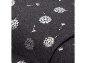 4058896255451 - Sweat Pusteblume mit Silberdruck anthrazit-melange silber