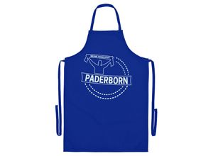 4068859056896 - multifanshop Grillschürze - Paderborn - Meine Fankurve - Druck weiß - Schürze