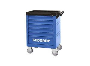 4010886952641 - GEDORE Werkzeugwagen workster 6 Schubladen mit 172-teiligem Sortiment HxBxT 900 x 625 x 510 mm