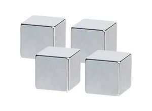 4251898822953 - Neodym Magnet 32393 ca 3 kg Haftkraft ideal für Glasboards B 10 x T 10 x H 10 mm