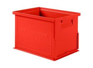 4052941199653 - Stapelkasten Serie 14 6-3 S aus Polypropylen mit Griffmulde Inhalt 93 L rot