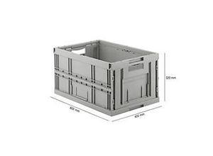 4052939595382 - Faltkasten im EURO-Maß FK 6320 64 l grau