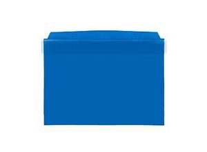 4050827013666 - Orgatex-Magnettaschen m Klappe A5 quer blau 10 St