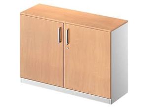 4051273739483 - Genius Flügeltürenschrank TETRIS SOLID 2 OH B 1200 mm abschließbar mit Abdeckplatte