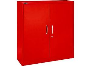 4051273517715 - Select Flügeltürenschrank MS iCOLOUR Stahl 3 Ordnerhöhen B 1200 mm rot RAL 3020