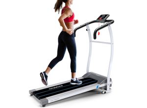 4260378785909 - KINETIC SPORTS Laufband klappbar KST1600 mit 600 Watt Elektromotor Trainingscomputer Geh- und Lauftraining stufenlos einstellbar bis 10 km h kompakt verstaubar