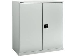 4051273634993 - Flügeltürenschrank Select MS-i 12409 Stahlblech B 950 x T 400 x H 1215 mm 3 OH Lichtgrau bis 150 kg