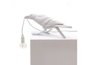 8008215147239 - SELETTI Bird Lamp LED-Dekoleuchte spielend weiß