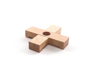 8008215577548 - SELETTI Holzfuß für Stehleuchte Linea