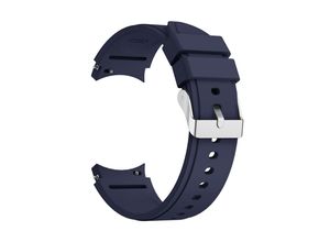 4066914172390 - Sport Ersatz Armband für Samsung Galaxy Watch 4 Classic 46 mm Silikon Band Loop