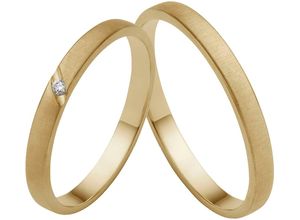 4007972850905 - Trauring FIRETTI Schmuck Geschenk Gold 375 Hochzeit Ehering LIEBE Fingerringe Gr 50 ohne Brillant Gelbgold 375 25 mm gelb (gelbgoldfarben) Trauringe Made in Germany - wahlweise mit oder ohne Brillant