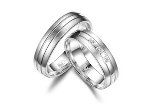 4069415265219 - Partnerring MARRYA MARRYA Silber Ringe Trauringe Eheringe Partnerringe Fingerringe Gr 48 Silber 925 (Sterlingsilber) silberfarben (damen ring silber) Damen