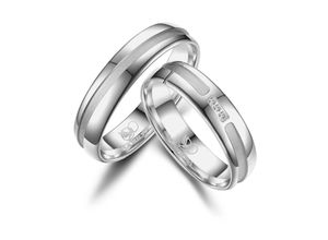 4069415267039 - Partnerring MARRYA MARRYA Silber Ringe Trauringe Eheringe Partnerringe Fingerringe Gr 48 Silber 925 (Sterlingsilber) silberfarben (damen ring silber) Damen