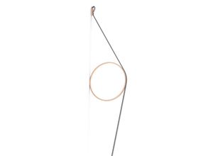 8059607007709 - FLOS Wirering Grau LED-Wandleuchte Ring pink