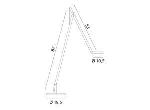 8013210179499 - String F1 LED-Stehlampe schwarz silber