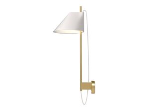 5714693075492 - Marmor-Wandlampe Yuh Brass weiß