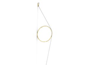 8059607007617 - FLOS Wirering Weiß LED-Wandleuchte Ring gold