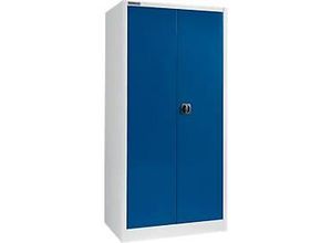 4051273637352 - Select Materialschrank MSI 2609 Belastb 50 kg je Boden H 1935 mm weißaluminium enzianblau