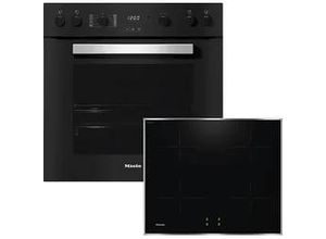 4057651424811 - MIELE TwinSet Comfort Induktion (Backofen H 2459 I und Kochfeld KM 7061 FR) Einbauherdset (Induktionskochfeld A+ 76 l)