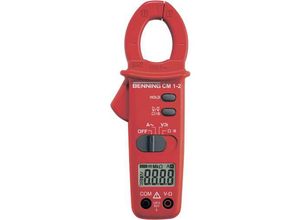 2050002777057 - Benning CM 1-2 Stromzange Hand-Multimeter kalibriert (DAkkS-akkreditiertes Labor) digital CAT III 600 V Anzeige (Counts) 2000