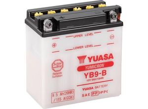 5050694005404 - Motorradbatterie YB9-B 12 V 9 Ah Passend für Modell Motorräder Motorroller Quads Jetski Schneemobile Aufsitz (YB9BDC)