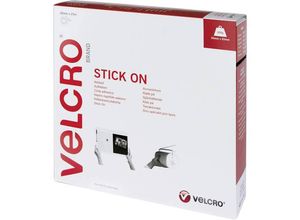 5030610603549 - VELCRO® VEL-EC60354 Klettband zum Aufkleben Haft- und Flauschteil (L x B) 25000 mm x 20 mm Weiß 25 m