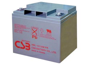 4260030443543 - CSB Battery HRL 12110W high-rate longlife HRL12110W-FR Bleiakku 12 V 28 Ah Blei-Vlies (AGM) (B x H x T) 166 x 175 x 125 mm M5-Schraubanschluss Wartungsfrei