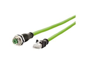 4251122182976 - Connect 142M2X25050 M12 Netzwerkkabel Patchkabel CAT 6a S FTP 500 m Grün PUR-Mantel Säurebeständig Ozonbeständig UV-Beständig Schleppkettenfähig