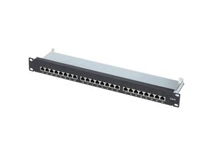 4016139070742 - 24 Port Netzwerk-Patchpanel 4826 cm (19) CAT 6 1 HE