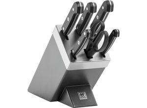 4009839534133 - Messerblock ZWILLING Gourmet Messerblöcke grau Messerblock Messerblöcke mit Messer selbstschärfend