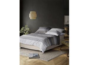 4005367120657 - Bettwäsche IRISETTE Lotus 8578 Gr B L 140 cm x 200 cm 1 St 1 St Lyocell B L 90 cm x 70 cm grau atmungsaktiv