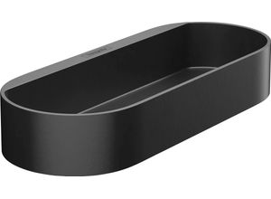 4059625352854 - Aufbewahrungsbox HANSGROHE WallStoris Aufbewahrungsboxen Gr B H T 25 cm x 39 cm x 10 cm schwarz (mattschwarz) BxTxH 25x10x39 cm mattschwarz