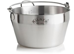 5010853168005 - Einkochtopf KILNER Töpfe Gr 8 l + Ø 34 cm + Höhe 195 cm silberfarben (edelstahlfarben) Weitere Töpfe Topf 8 Liter Induktion