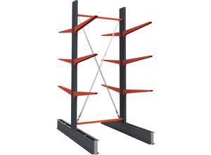4061753286956 - Kragarmregal Attillo schwer doppelseitig HxB 3000 x 1000 mm Kragarm 1000 mm Grundregal kaiserkraft