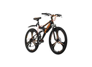 4250547531482 - KS Cycling Mountainbike Fully 26 Bliss schwarz-orange RH 47 cm