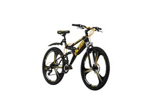 4250547531499 - KS Cycling Mountainbike Fully 26 Bliss schwarz-gelb RH 47