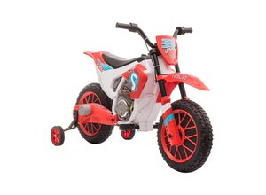 4255633503244 - Kinder Elektromotorrad mit 2 abnehmbaren Stützrädern 1065L x 515B x 68H cm kindermotorrad elektrofahrzeug mit 2 stützrädern kinderfahrzeug