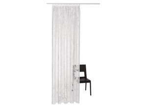 6930325740975 - Gardine MY HOME Anna Gardinen Gr 145 cm Kräuselband 140 cm weiß Kräuselband Gardine Halbtransparent Ausbrenner Polyester