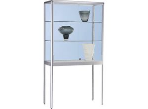 4061753002570 - eurokraft pro Vitrine Ausführung Schrankvitrine Breite 1000 mm 2 Schiebetüren