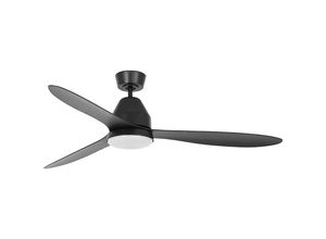 9333509136477 - Lucci AIR Whitehaven LED Deckenventilator EEK F (A - G) (Ø x H) 142 cm x 300 mm Flügelfarbe Schwarz Gehäusefarbe (Details) Schwarz