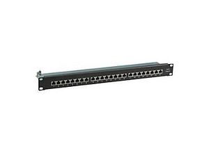 4049759180119 - EFB Patchpanel STP 24xRJ45 Cat6 19 1HE schwarz 37667SW1M