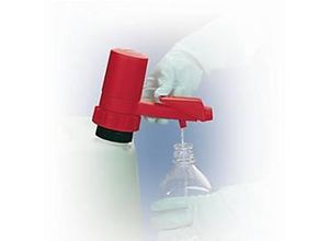 4250101143489 - Behälterpumpe 8 l min Eintauchtiefe 1000 mm Handbetrieb für schwache Säuren und Laugen petrochemische Flüssigkeiten