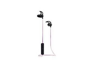 0766623179591 - Bluetooth In-Ear Headset (Clearance Pricing) Multi Coloured Cable Light Omnidirectional Mic Integrated Controls Ear Hook for Secure Fit 5 hour usage time (approx) Max Range 10m Bluetooth v40 Rainproof USB-A charging cable incl