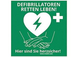 4260301053648 - Defibrillator AED-Standortaufkleber Größe M B 200 x T 200 mm