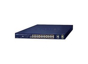 4711605284820 - PLANET GS-4210-24HP2C - Switch - L4 - managed - 20 x 10 100 1000 (PoE+) + 4 x 10 100 1000 (PoE++) + 2 x Combo Gigabit Ethernet Gigabit SFP - Desktop an Rack montierbar